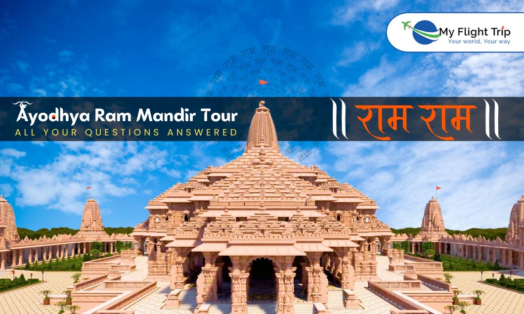 Ayodhya Ram Mandir Tour Details From My Flight Trip