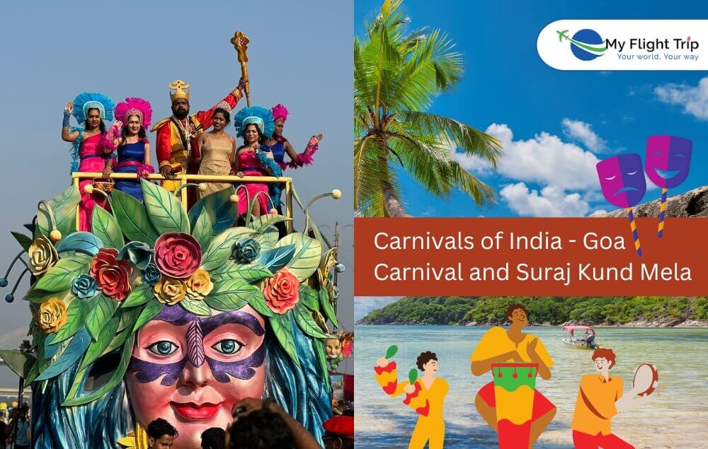 Carnivals of India Goa Carnival and Suraj Kund Mela